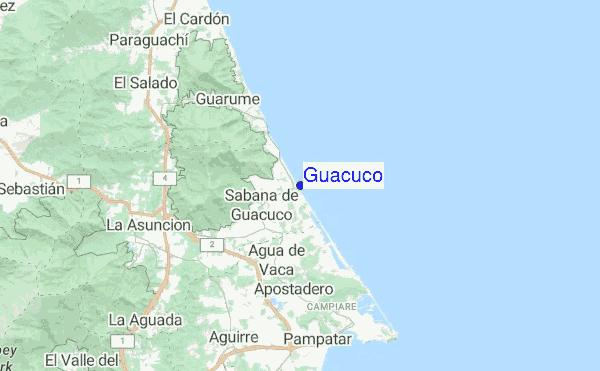 Guacuco Surf Forecast and Surf Report