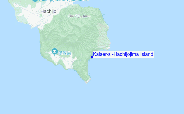 Kaiser's (Hachijojima Island) Surf Forecast and Surf Report