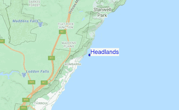 Headlands 48 hour detailed Surf Forecast