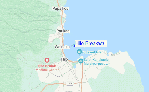 Hilo Breakwall Surf Forecast and Surf Report