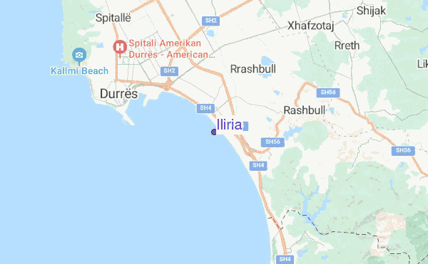 Iliria Surf Forecast and Surf Reports (Adriatic, Albania)