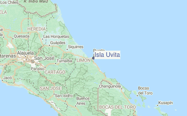 Isla Uvita Surf Forecast and Surf Reports (Limon, Costa Rica)