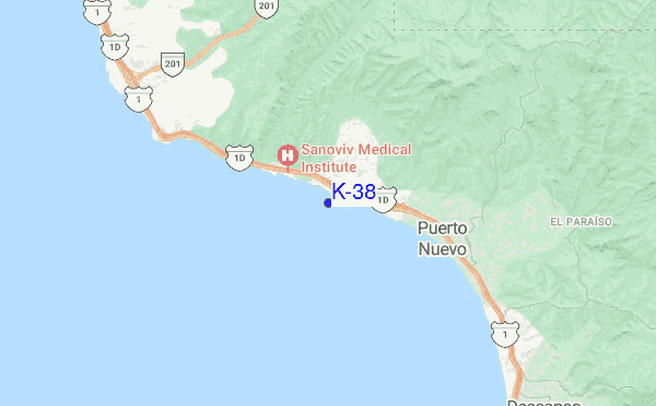 K-38 Surf Forecast and Surf Report