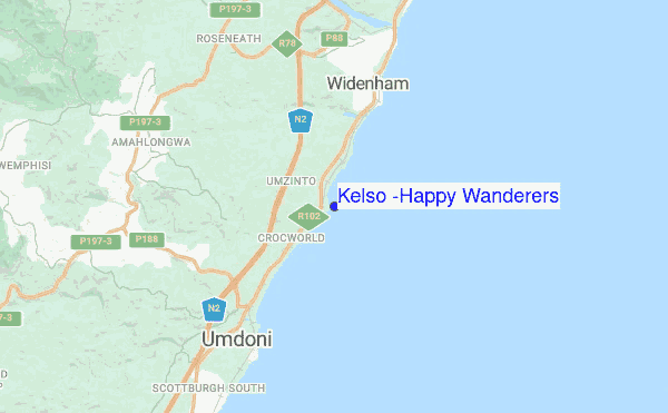 Kelso (Happy Wanderers) Surf Forecast and Surf Report