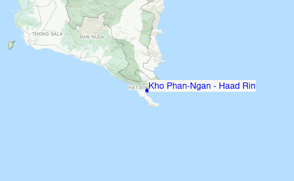 Kho Phan-Ngan - Haad Rin 48 hour detailed Surf Forecast