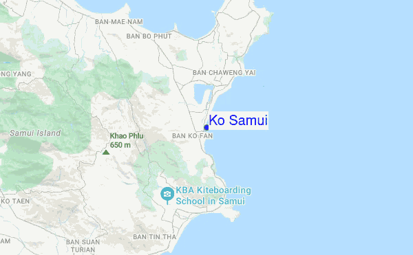 Ko Samui Surf Forecast and Surf Report