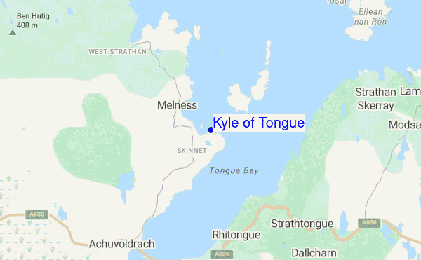 Kyle of Tongue 48 hour detailed Surf Forecast