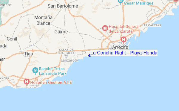 La Concha Right - Playa-Honda 48 hour detailed Surf Forecast