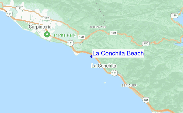 La Conchita Beach Surf Forecast and Surf Reports (CAL - Ventura, USA)