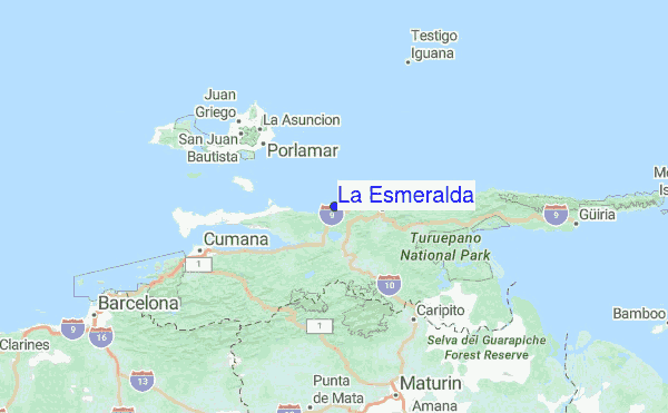 La Esmeralda Surf Forecast and Surf Reports (Sucre, Venezuela)