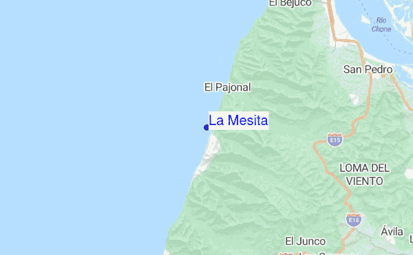 La Mesita 48 hour detailed Surf Forecast