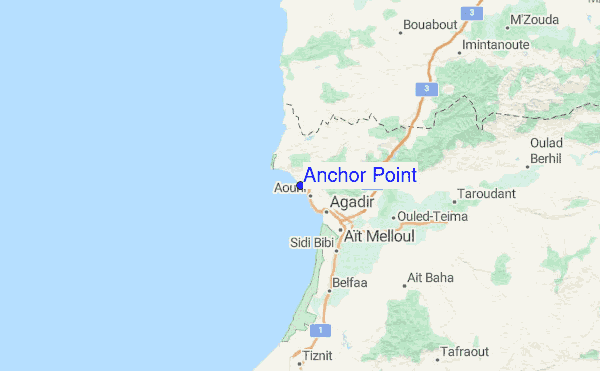 Anchor Point Surf Forecast and Surf Reports (Central Morocco, Morocco)