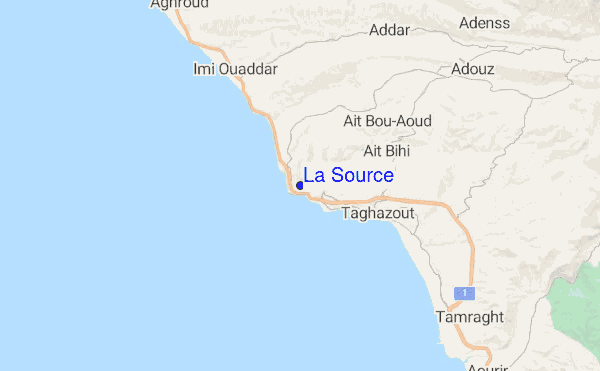 La Source Surf Forecast and Surf Report