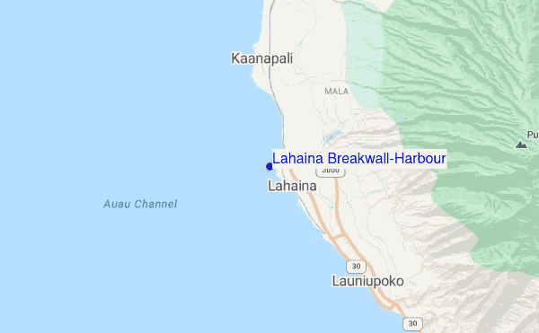 Lahaina Breakwall/Harbour Surf Forecast and Surf Report