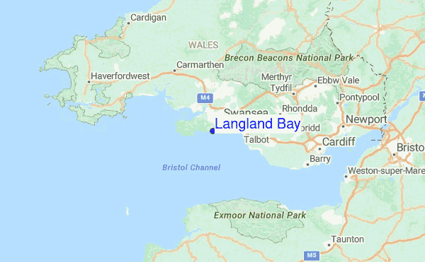 Langland Bay Surf Forecast and Surf Reports (Wales - Gower, UK)