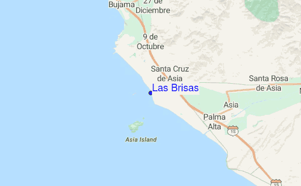 Las Brisas Surf Forecast and Surf Report