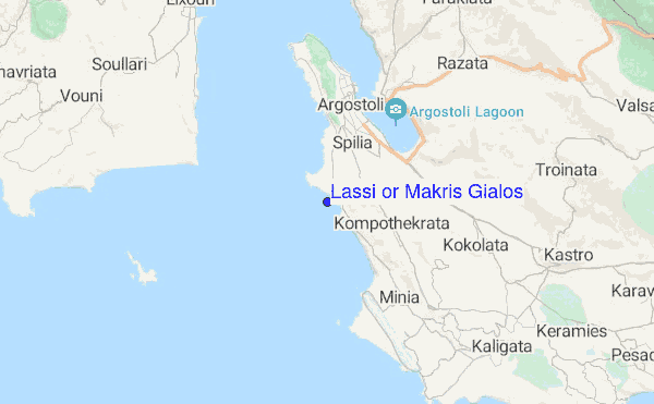 Lassi or Makris Gialos 48 hour detailed Surf Forecast