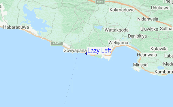 Lazy Left Surf Forecast and Surf Report