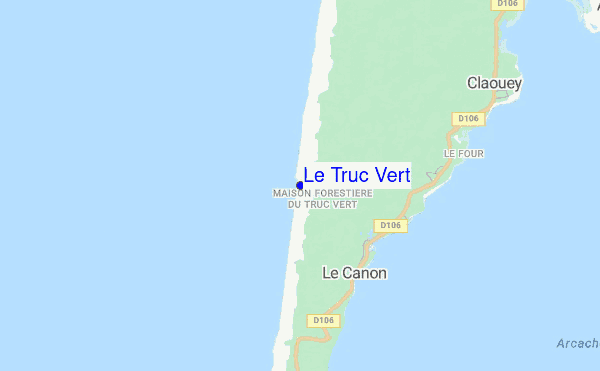 Le Truc Vert 48 hour detailed Surf Forecast