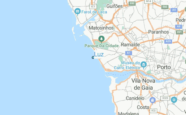 Luz Surf Forecast and Surf Report