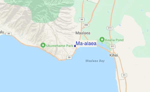 Ma'alaea 48 hour detailed Surf Forecast