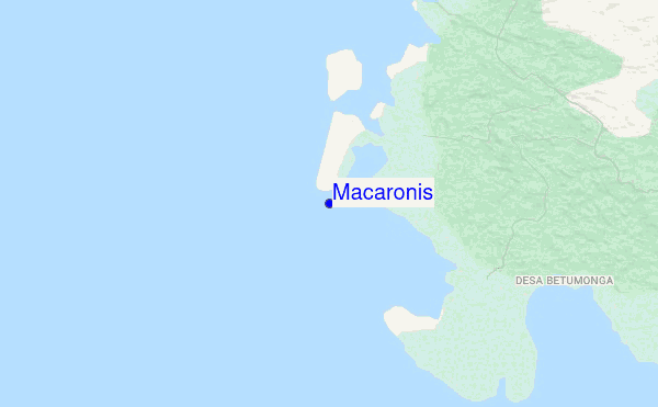 Macaronis Surf Forecast and Surf Report