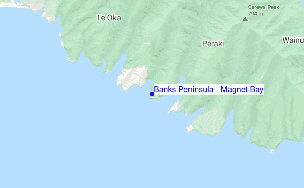 Banks Peninsula - Magnet Bay Surf Forecast and Surf Report