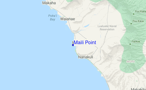 Maili Point Surf Forecast and Surf Report