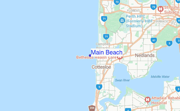 Main Beach Surf Forecast and Surf Report