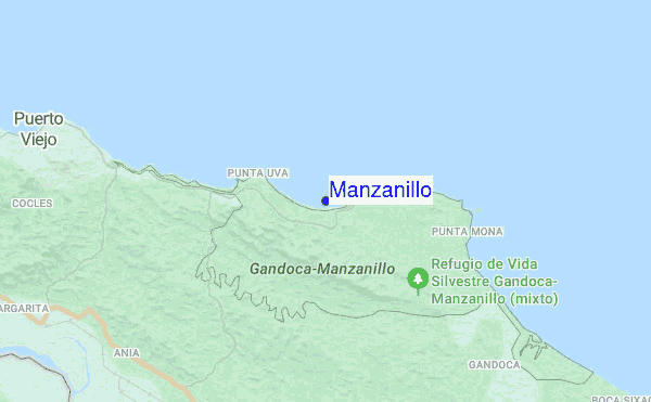 Manzanillo Surf Forecast and Surf Reports (Limon, Costa Rica)