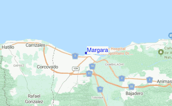 Margara Surf Forecast and Surf Report