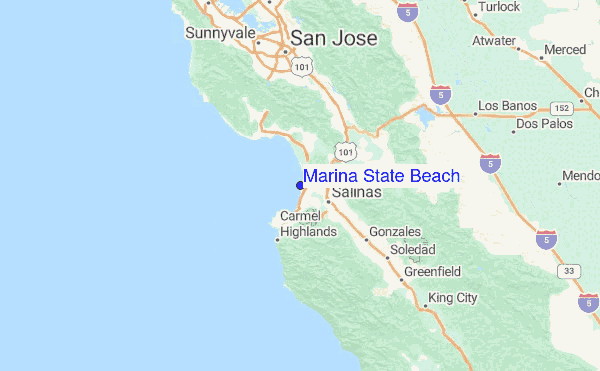Marina State Beach Surf Forecast and Surf Reports (CAL - Monterey, USA)