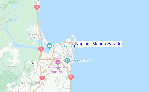 Napier - Marine Parade Surf Forecast and Surf Report