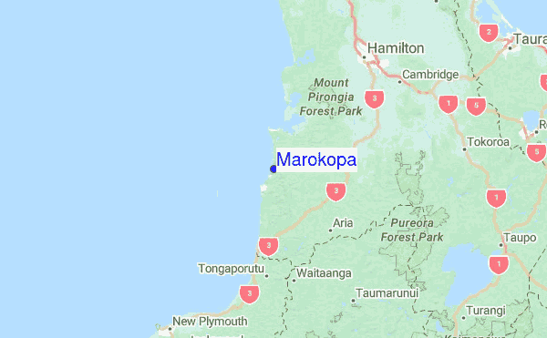 Marokopa Surf Forecast and Surf Reports (Taranaki, New Zealand)