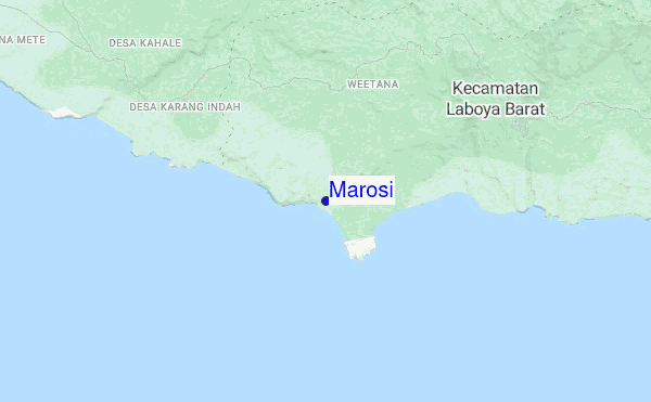 Marosi Surf Forecast and Surf Report