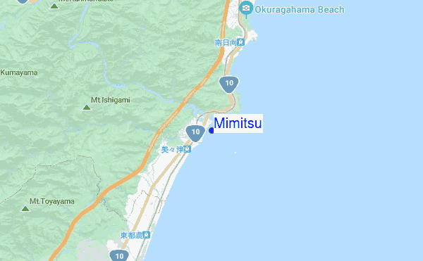 Mimitsu 48 hour detailed Surf Forecast
