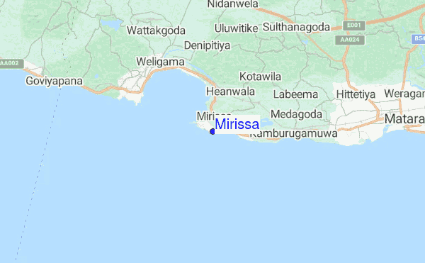 Mirissa Surf Forecast and Surf Report