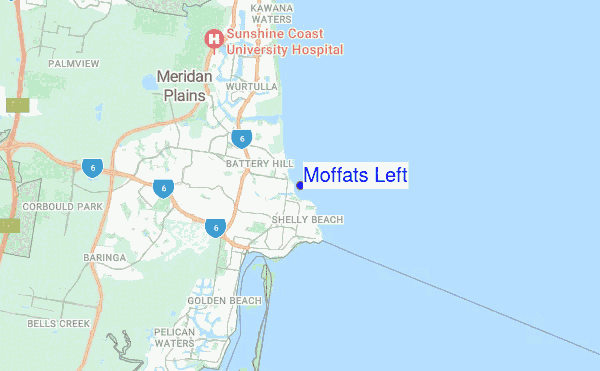Moffats Left Surf Forecast and Surf Report