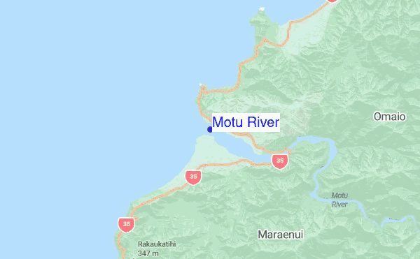 Motu River Surf Forecast and Surf Report