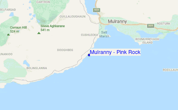 Mulranny - Pink Rock Surf Forecast and Surf Report