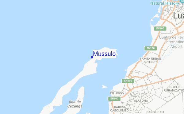 Mussulo Surf Forecast and Surf Reports (Luanda, Angola)