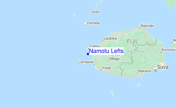 Namotu Lefts Surf Forecast and Surf Reports (Mamanucas, Fiji)