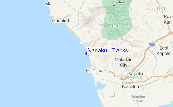 Nanakuli Tracks Surf Forecast and Surf Report