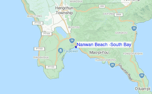Nanwan Beach (South Bay) 48 hour detailed Surf Forecast