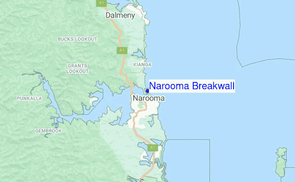 Narooma Breakwall 48 hour detailed Surf Forecast