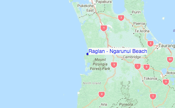 Raglan - Ngarunui Beach Surf Forecast and Surf Reports (Raglan and West ...