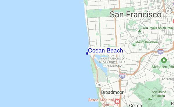 Ocean Beach Surf Forecast and Surf Report