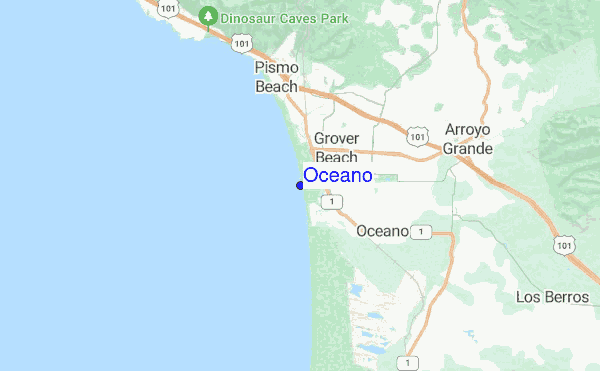 Oceano 48 hour detailed Surf Forecast