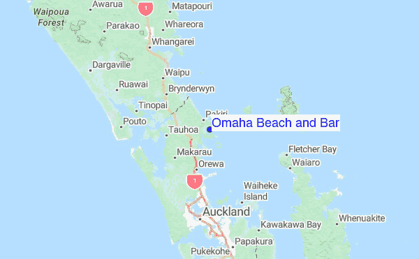 Omaha Beach and Bar Surf Forecast and Surf Reports (Northland, New Zealand)