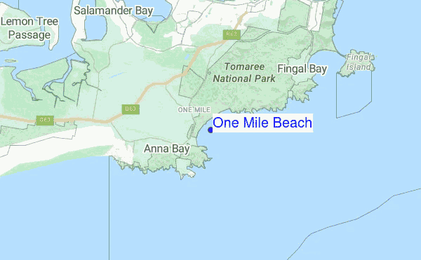 One Mile Beach 48 hour detailed Surf Forecast